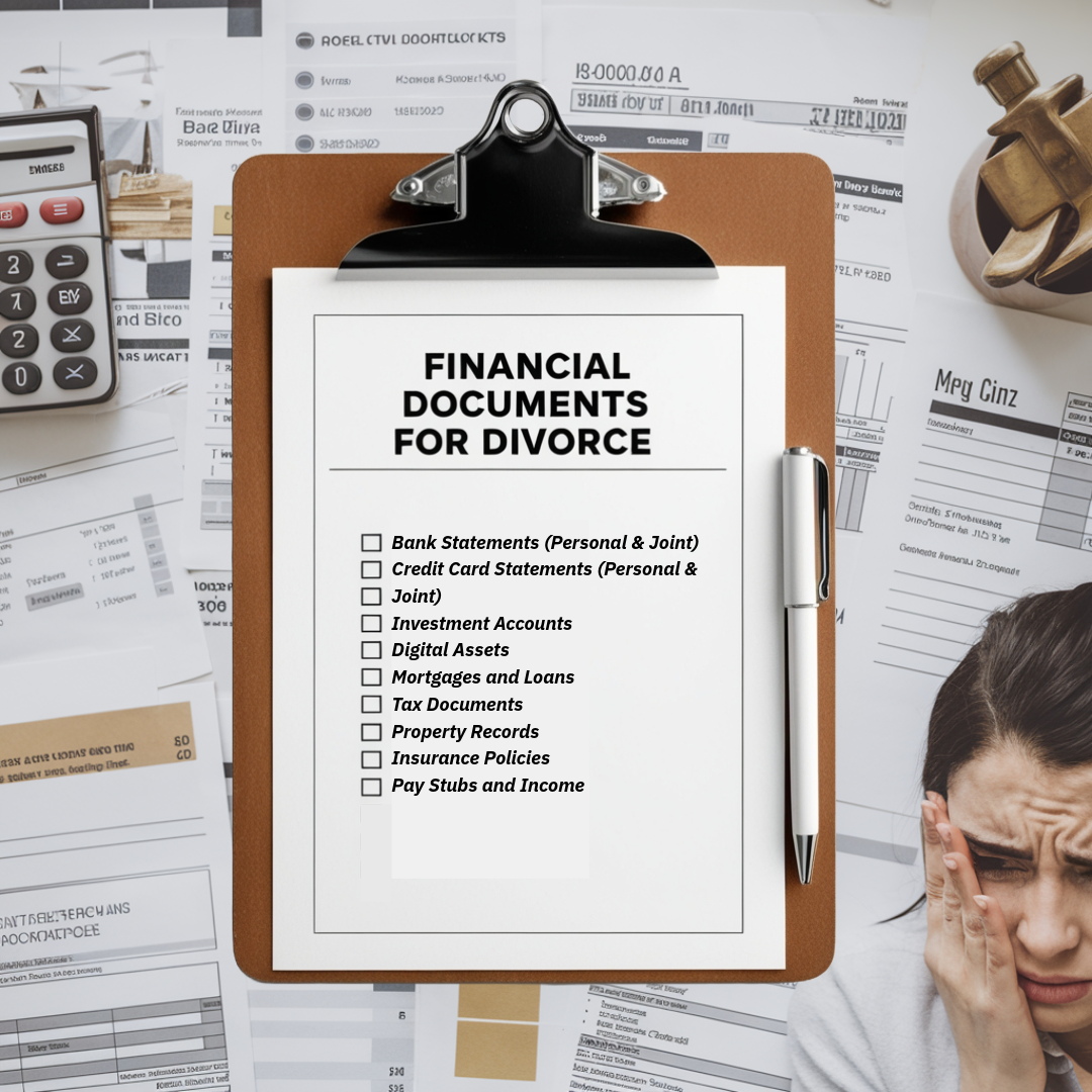 Checklist: Financial Information Needed for Your Divorce | crossover